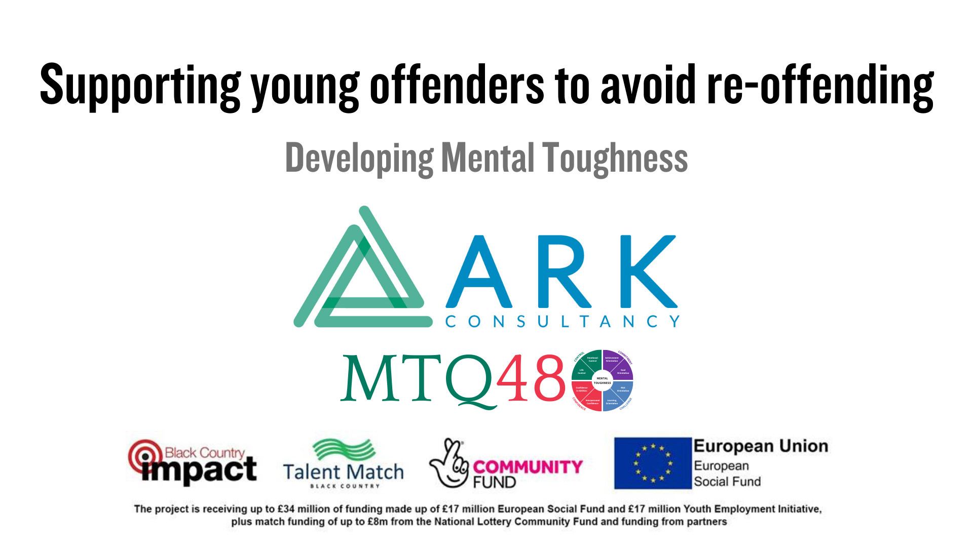 SUPPORTING YOUNG OFFENDERS TO AVOID RE-OFFENDING AND TO DEVELOP CAREERS ...